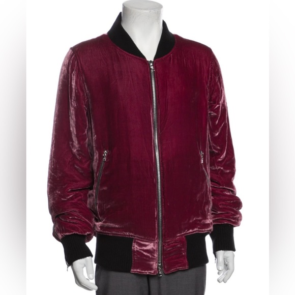 AMIRI | Jackets & Coats | Amiri Red Wine Velvet Jacket | Poshmark
